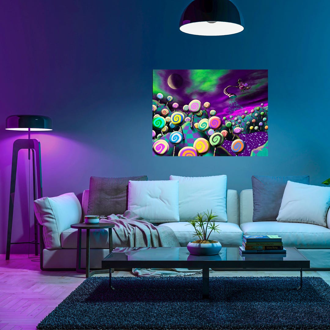 Museum Quality Print (size & Shape Options) - Witch Dusting Lollipops ...