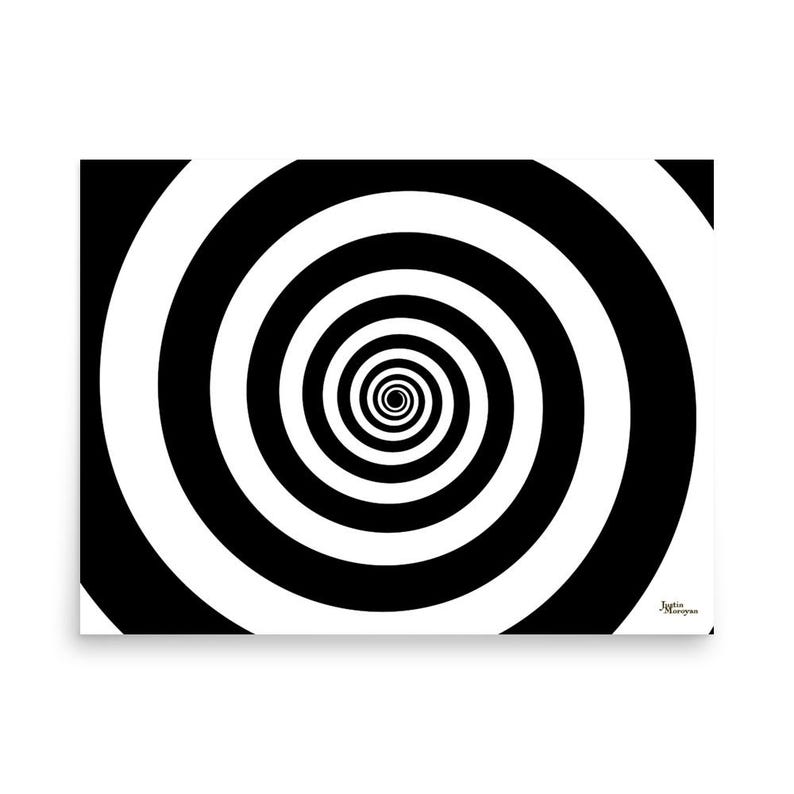 Museum Quality Print (size Options) - Vortex - Hypnosis Spiral Hypnotic ...