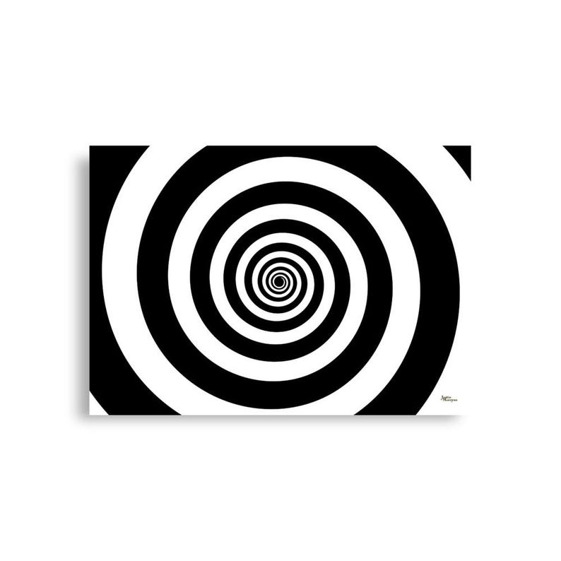 Museum Quality Print (size Options) - Vortex - Hypnosis Spiral Hypnotic ...