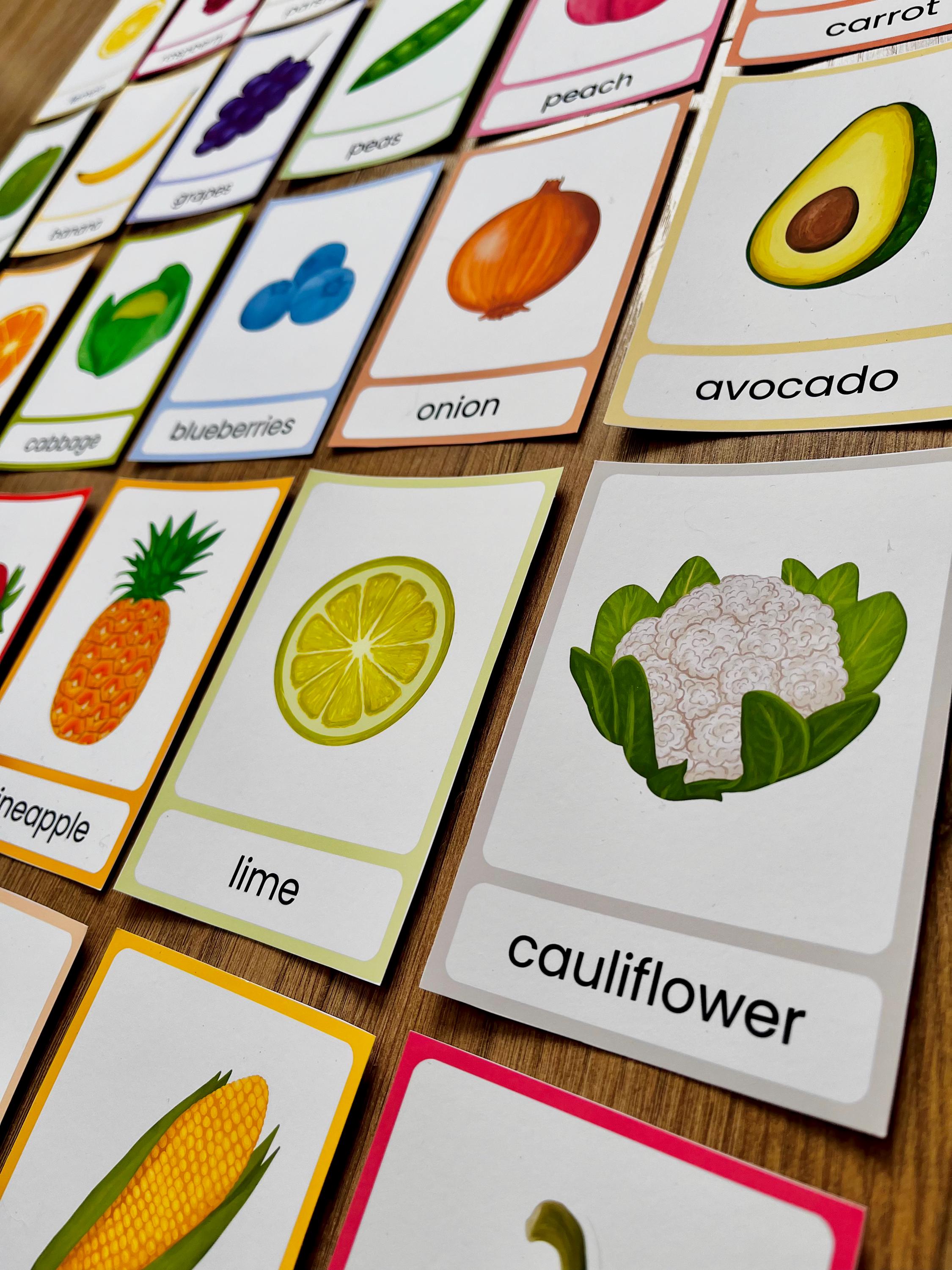 Fruit and Vegetables Educational Activity Bundle for Young Children ...