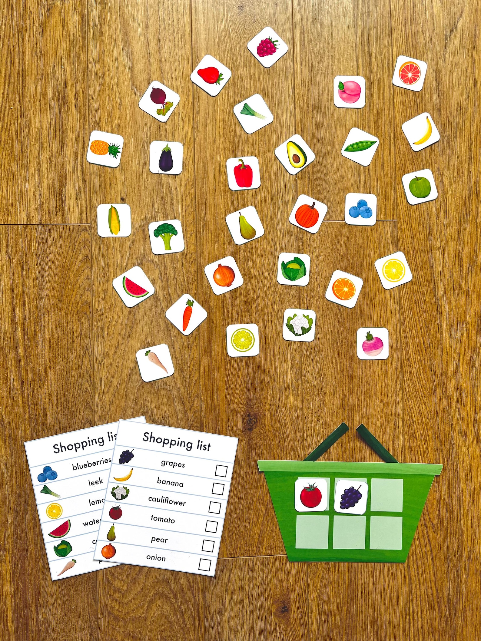 Fruit and Vegetables Educational Activity Bundle for Young Children ...