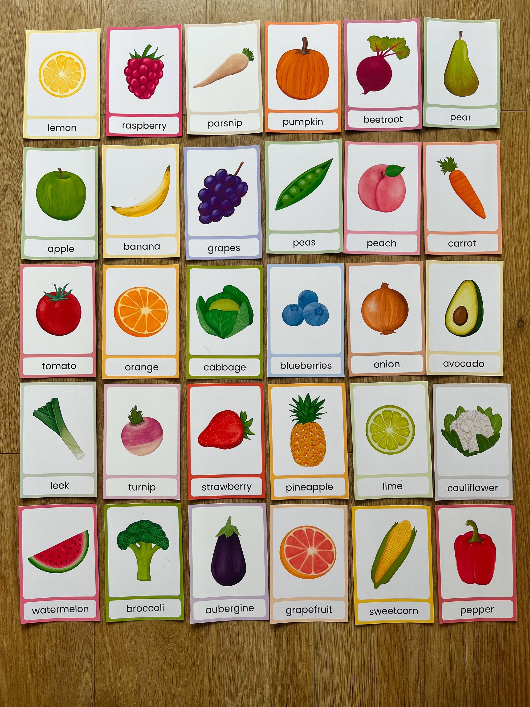Fruit and Vegetables Educational Activity Bundle for Young Children ...