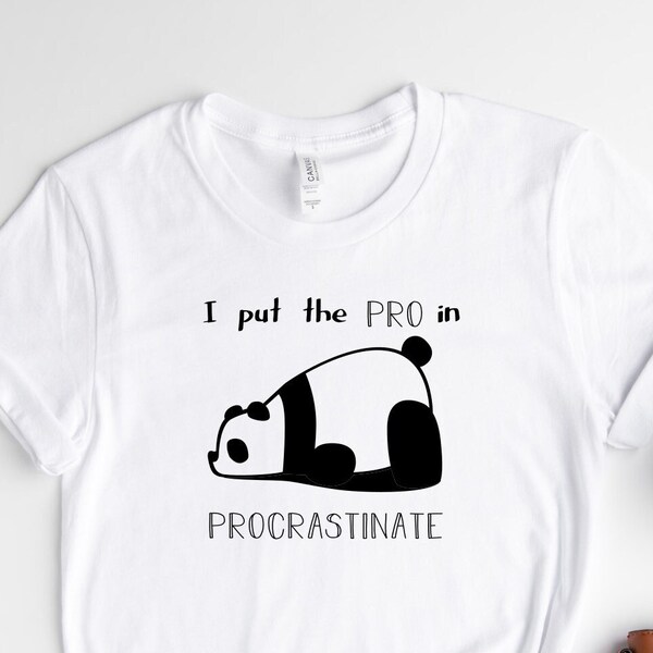 Procrastinate Shirt - Etsy