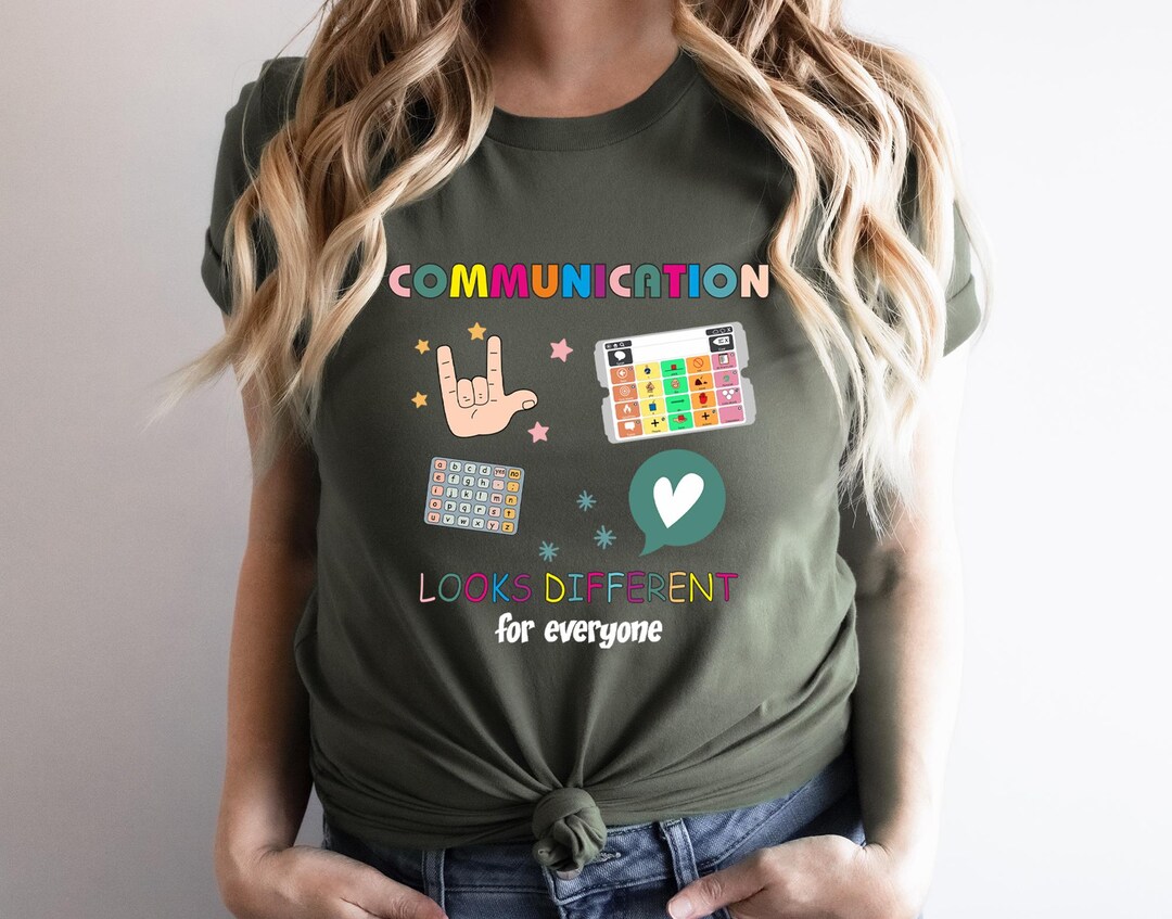 Communication is Different Shirt, Speech Therapy, Speech Pathologist ...