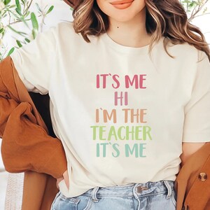 Matching Teacher Shirts, It's Me Hi, I'm the Teacher It's Me, Cute ...