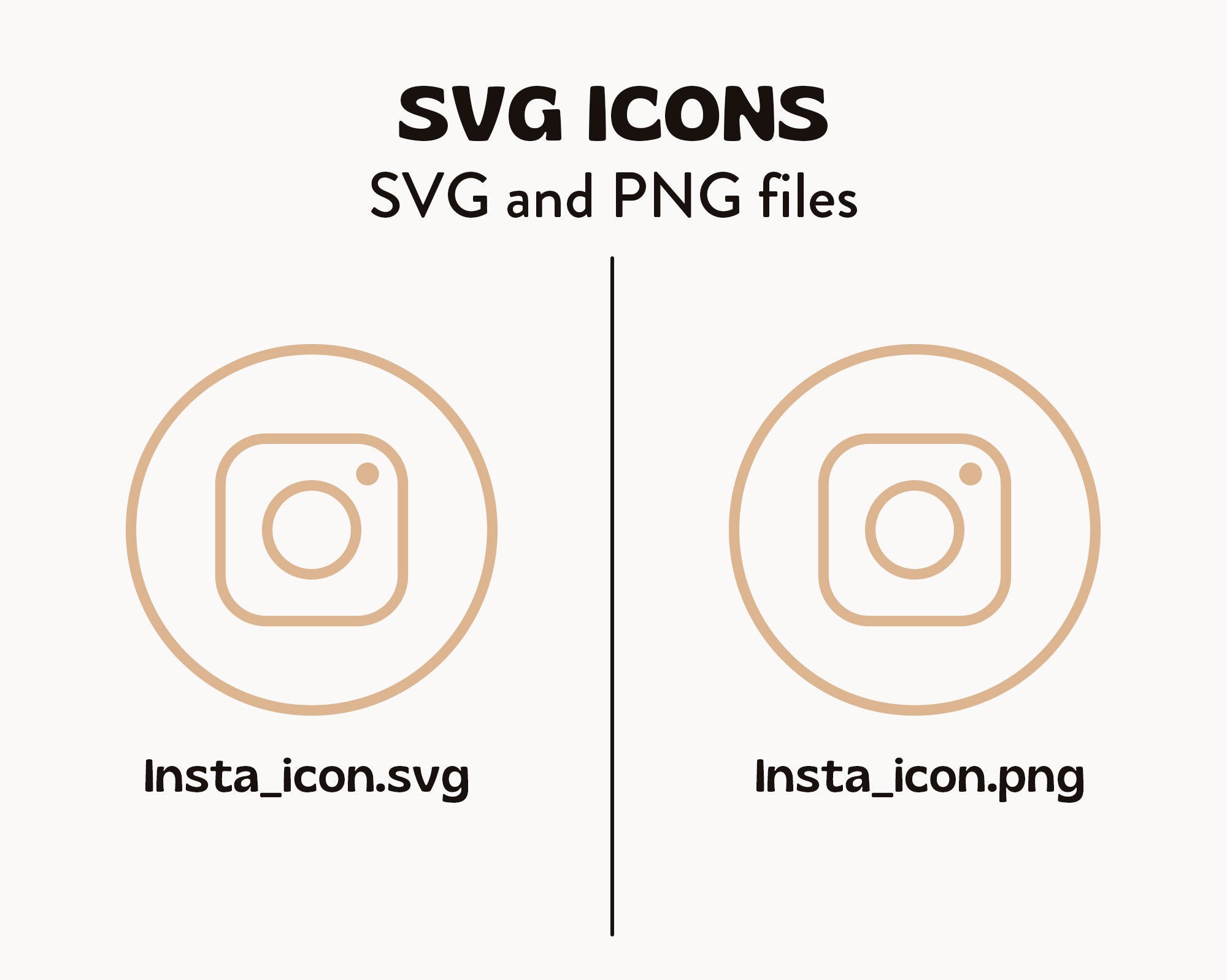 Instagram SVG Icons, Social Media Icons, Instagram Vector Icon Design ...