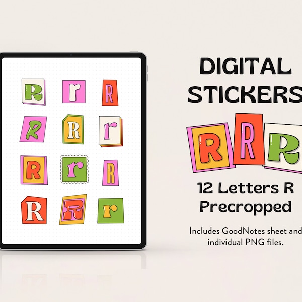 Ransom Note Letter Stickers - Etsy
