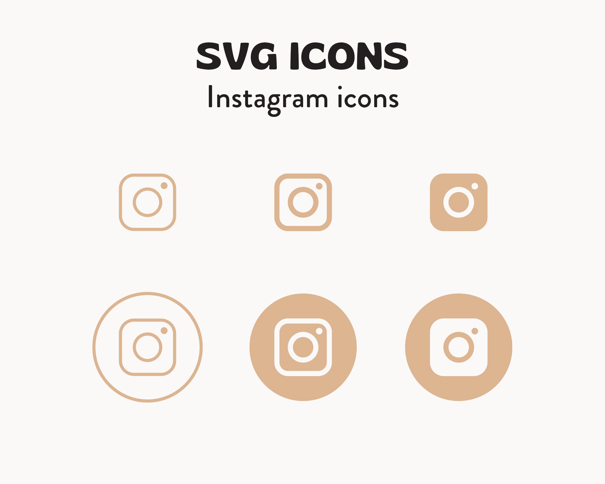 Social Media Icons Vector Instagram