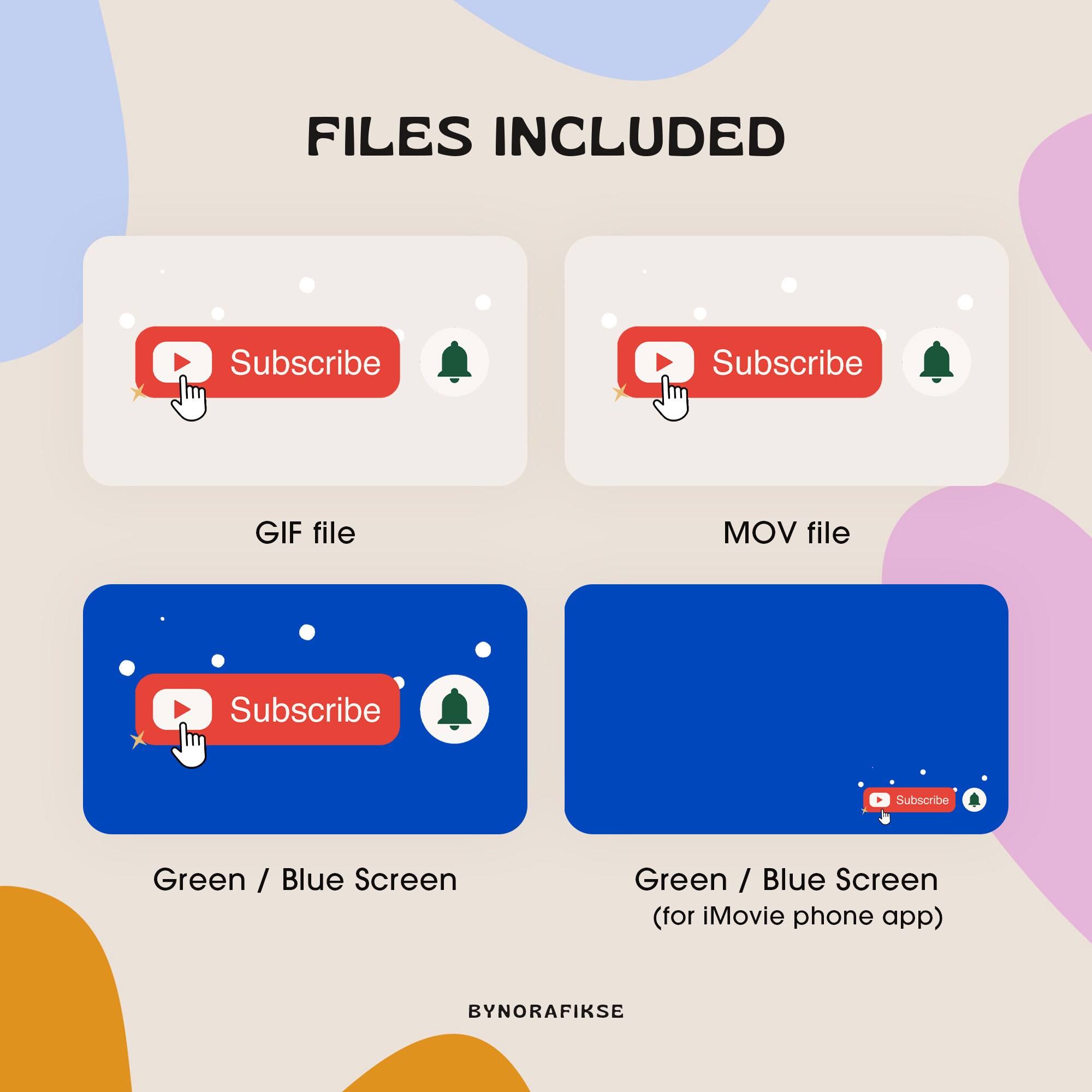 Christmas Animated Youtube Subscribe Button Overlay (GIF, MOV) - Etsy