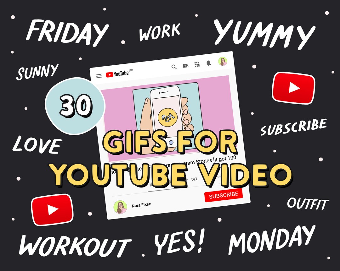 30 Wiggle Animated Text Stickers, INSTAGRAM Story, YOUTUBE Video Vlog ...
