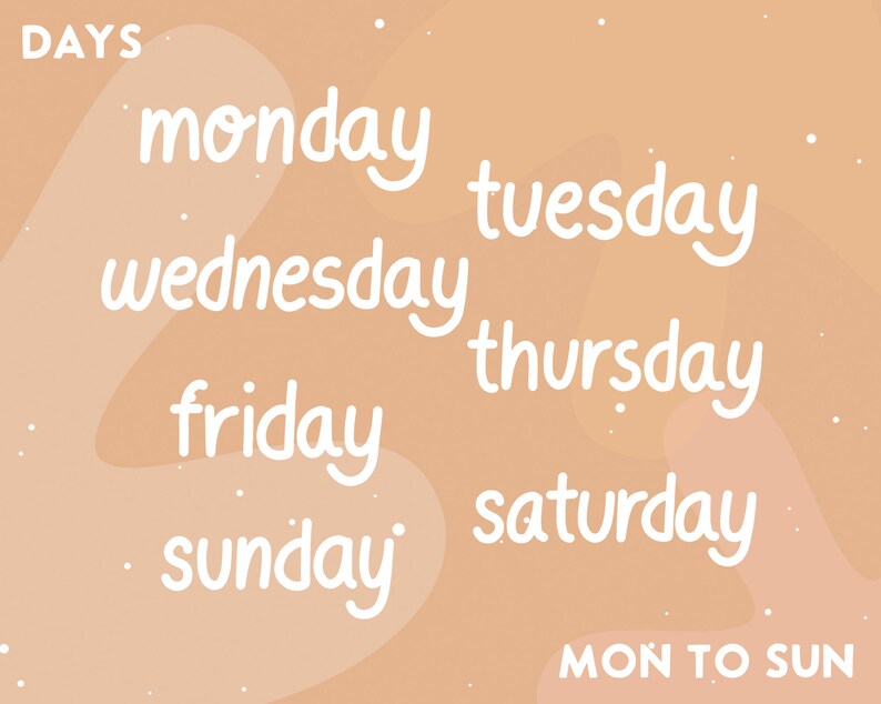 Cute Animated Stickers, Dates Days Months, INSTAGRAM Story, YOUTUBE ...