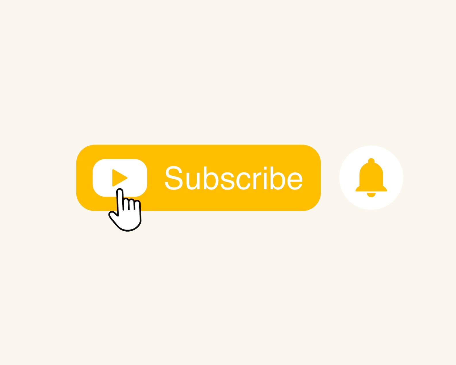 Youtube Overlay Animated Subscribe Button Bell Notification - Etsy