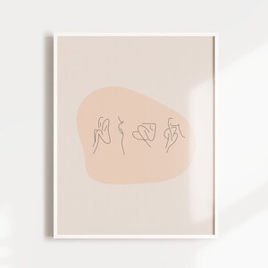 Simple Line Drawing Print, Digital Print, Wall Art, Prints Art ...