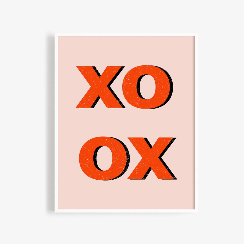 Xoxo Wall Art - Etsy