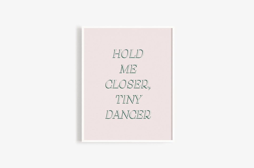Tiny Dancer Digital Art Print, Digital Print, Wall Art, Art Prints ...