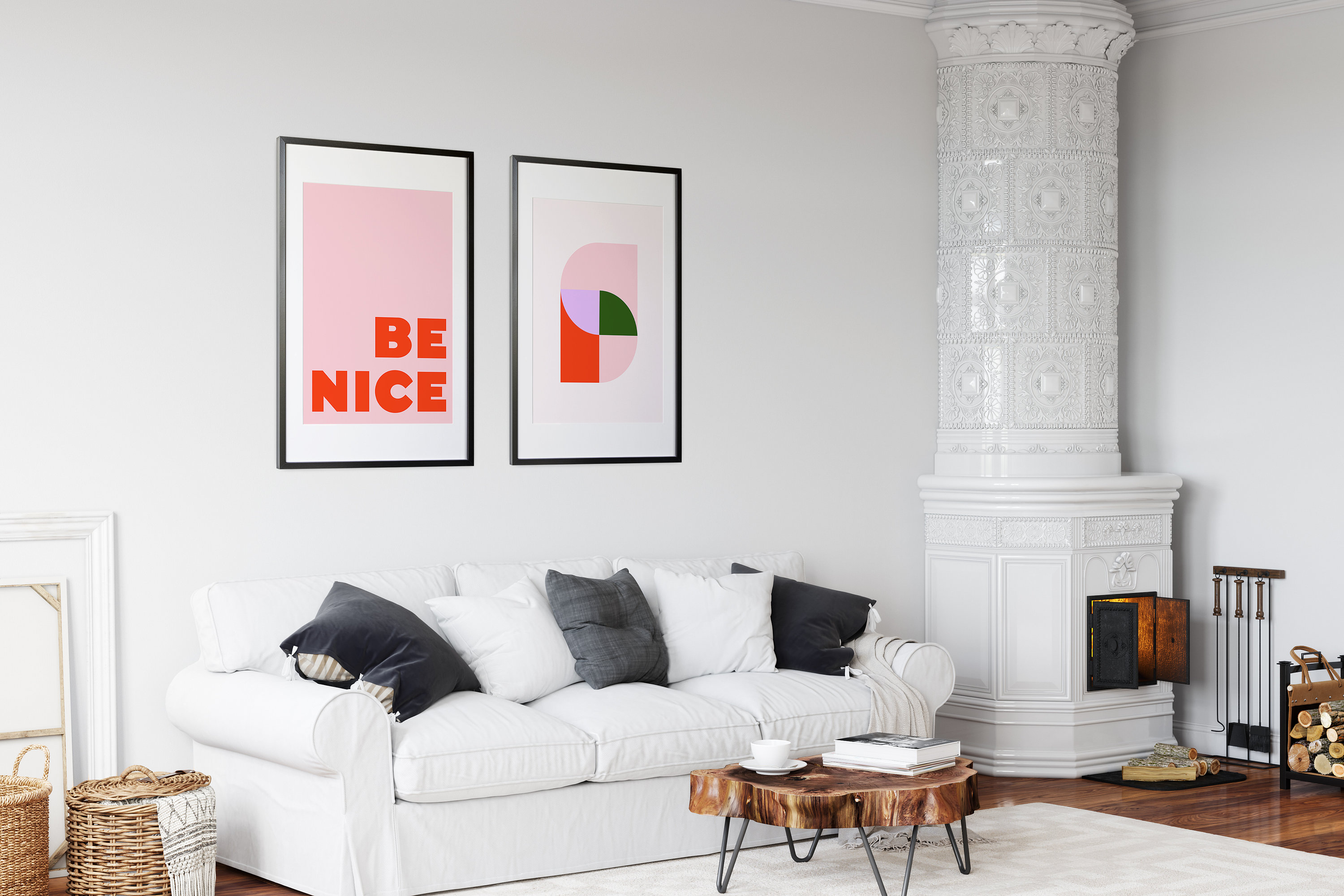 Be Nice Art Print, Digital Print, Wall Art, Art Prints, Printable Wall ...