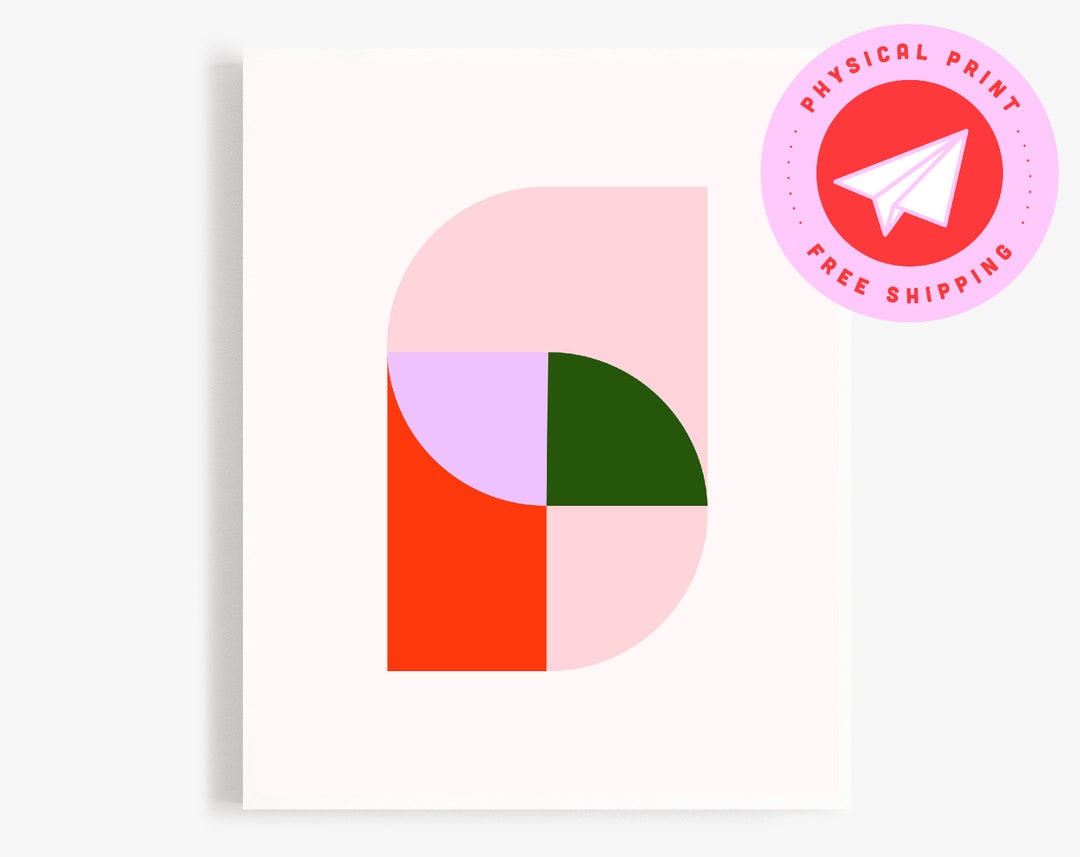 8x10 Art Print | Abstract Shapes Art Print | Wall Art | Modern Art ...