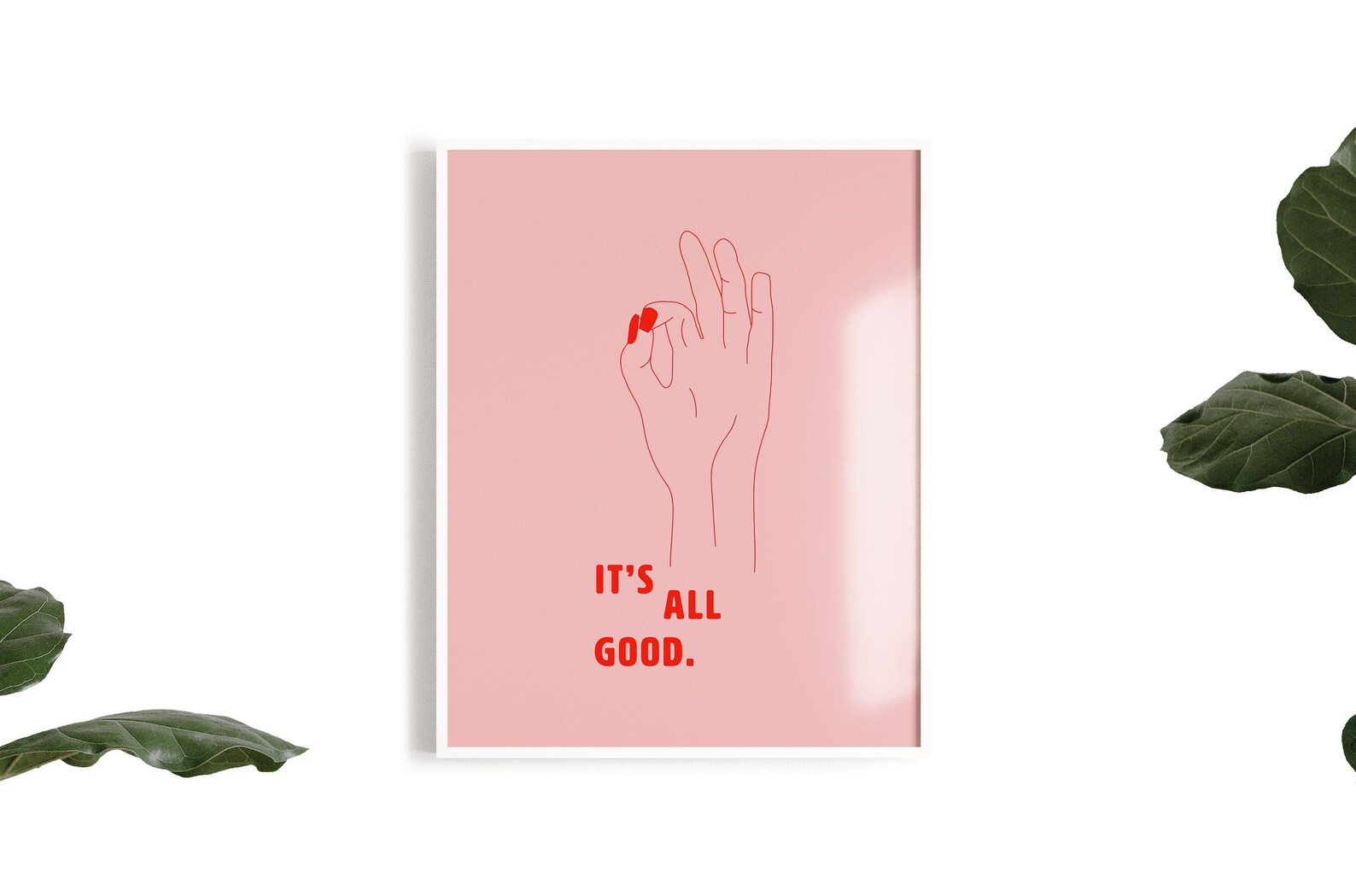 It's All Good Print Digital Print Wall Art Prints Art | Etsy