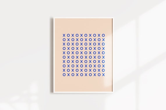 XOXO Digital Art Print Digital Print Wall Art Art Prints | Etsy