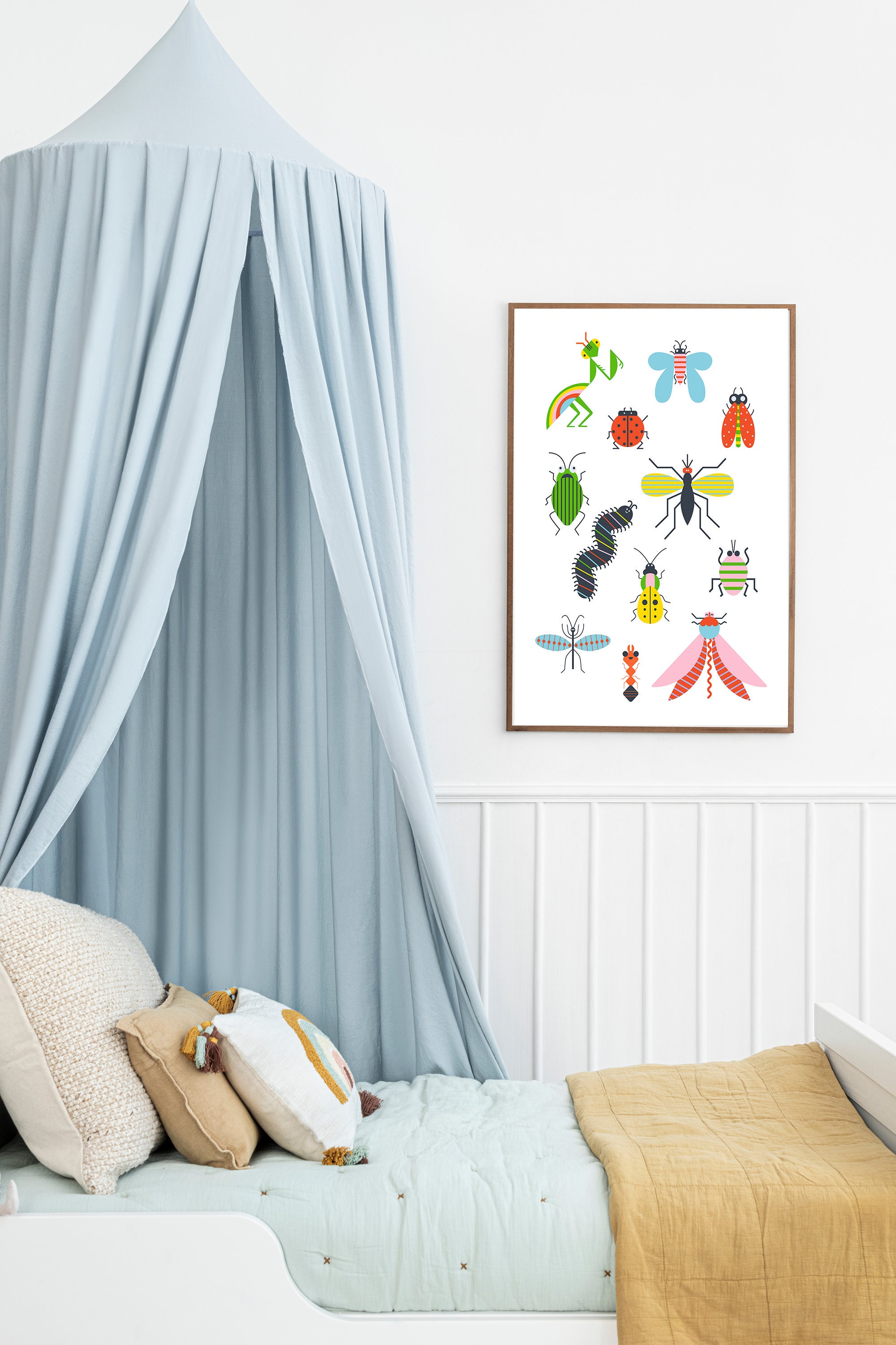 Colorful Bug Art Print, Digital Print, Wall Art, Prints Art, Printable ...