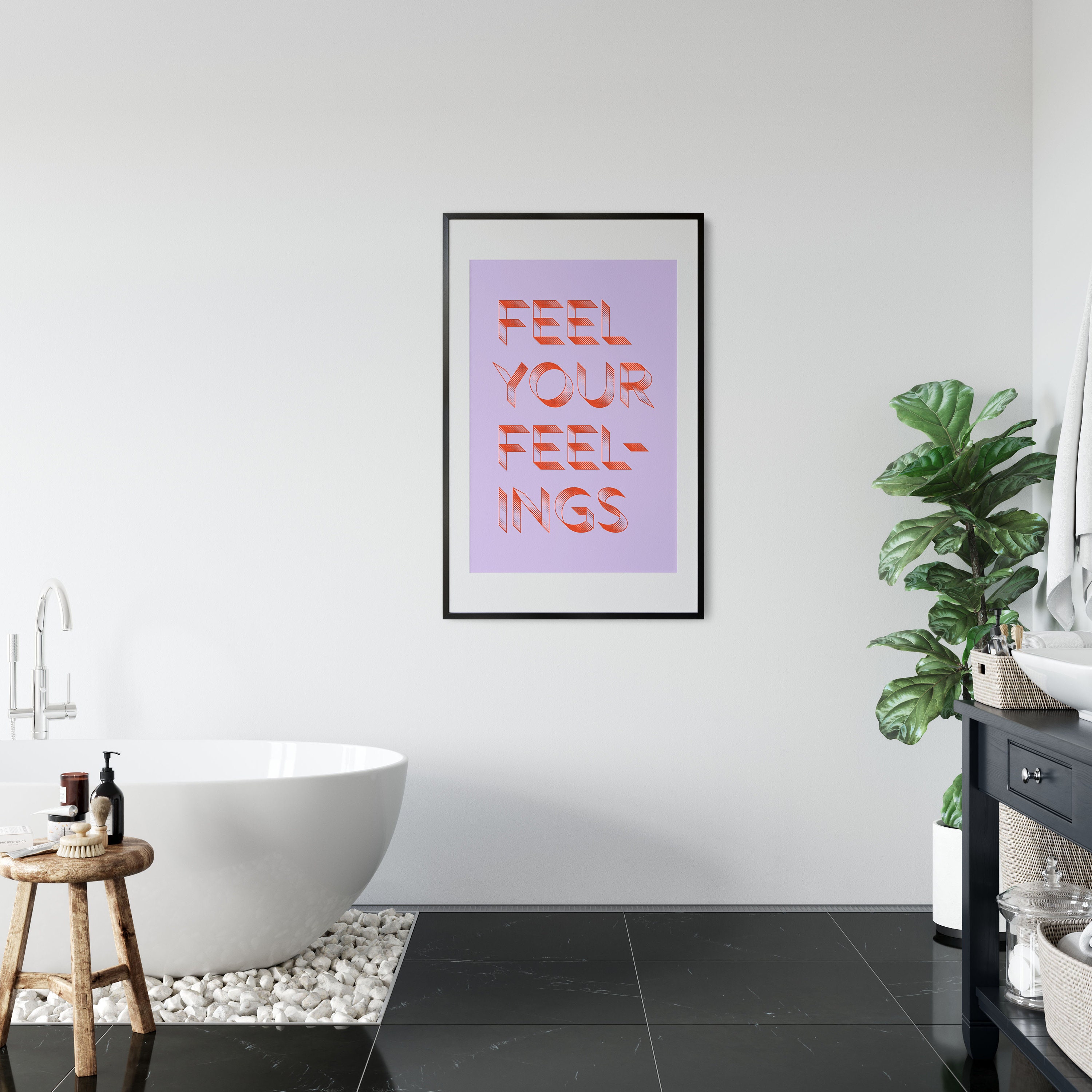 Feel Your Feelings Print, Digital Print, Wall Art, Art Prints ...