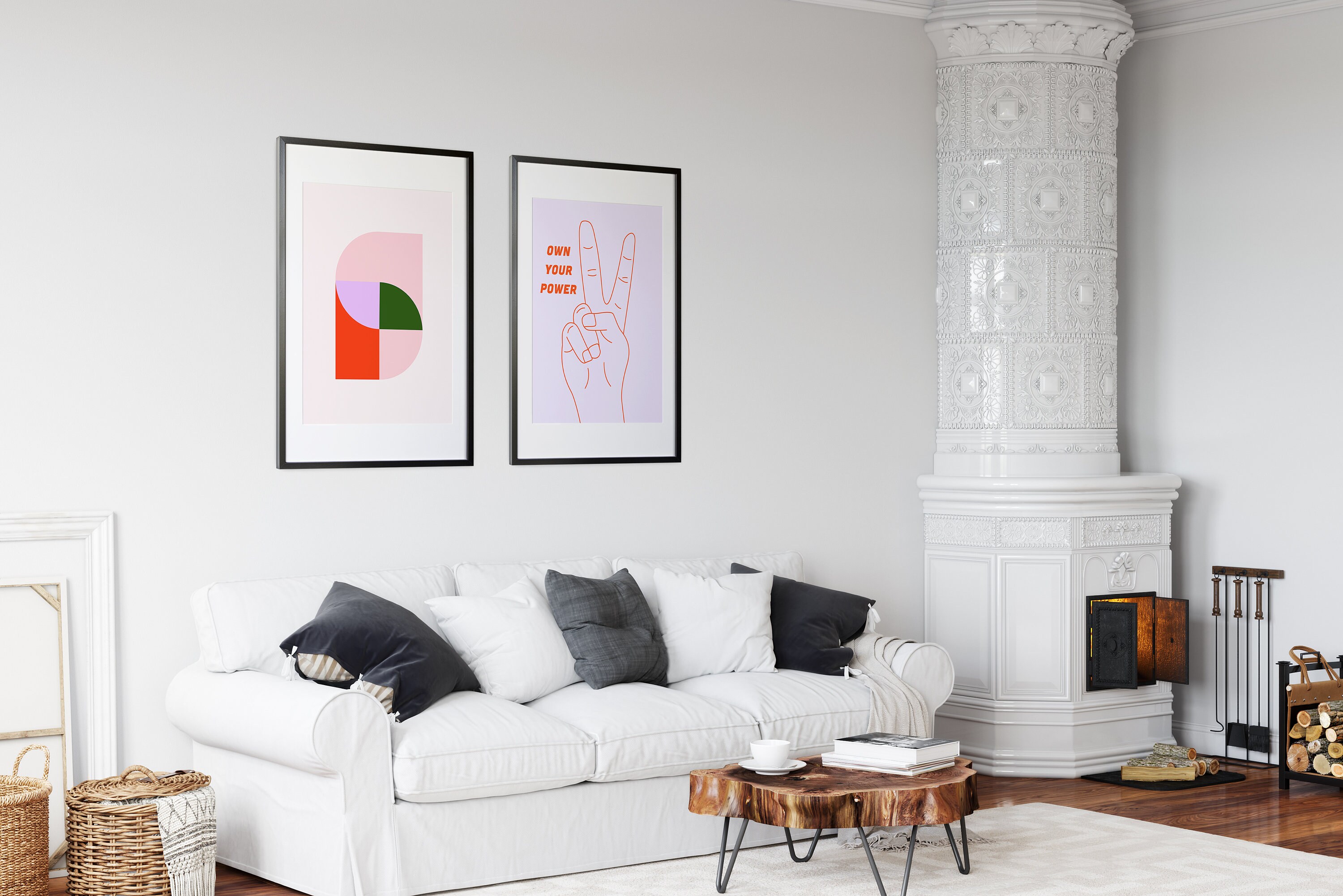 Abstract Shapes Art Print Digital Print Wall Art Art - Etsy