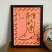 Cowboy Boot Stamp A4 Print - Etsy