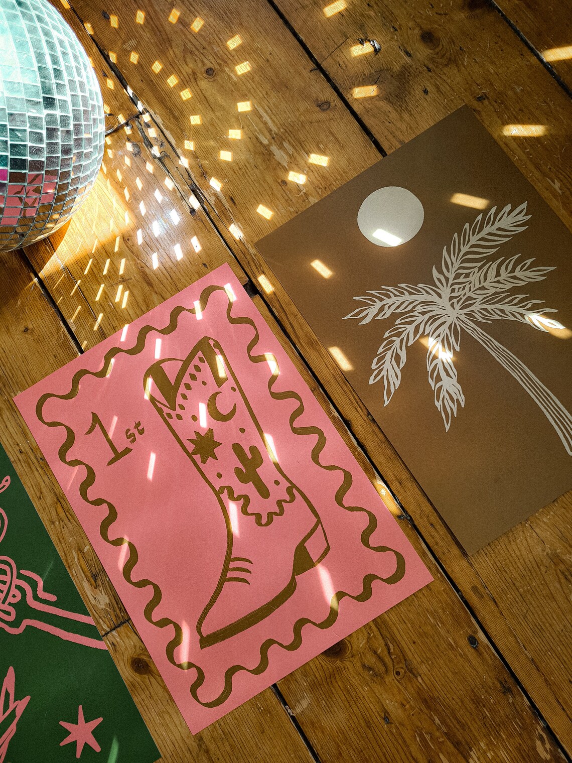 Cowboy Boot Stamp A4 Print - Etsy