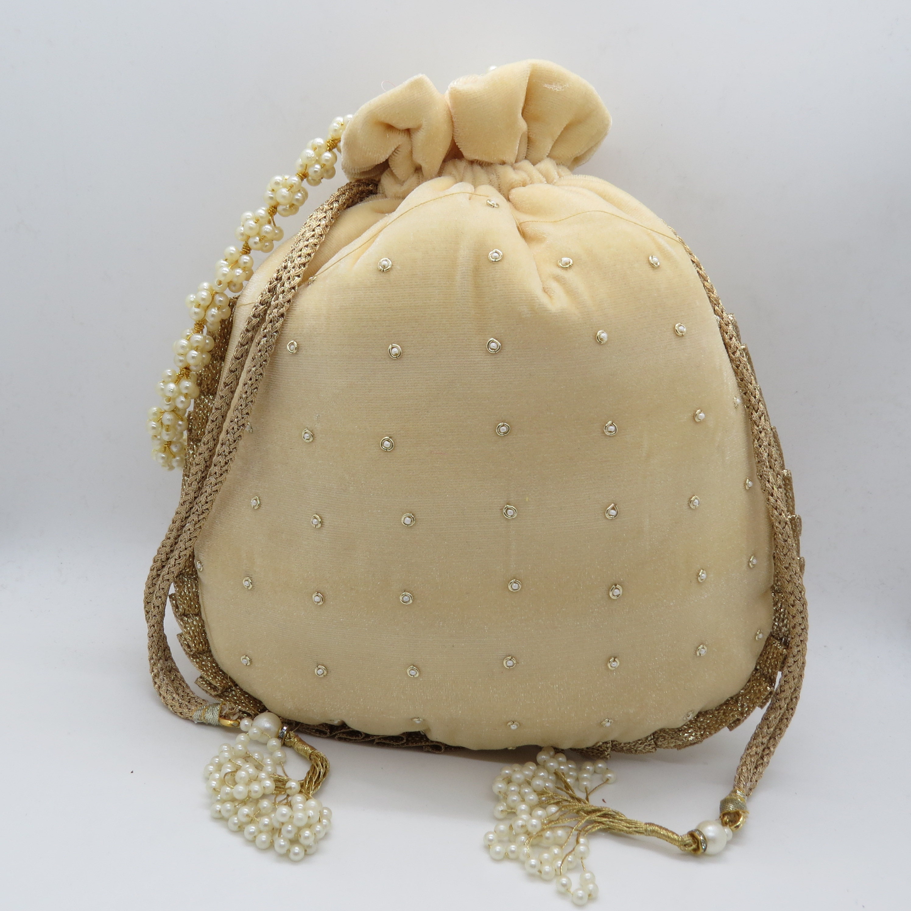 Embellish Evening Bag With Pearl Beaded and Zardosi Embroider - Etsy