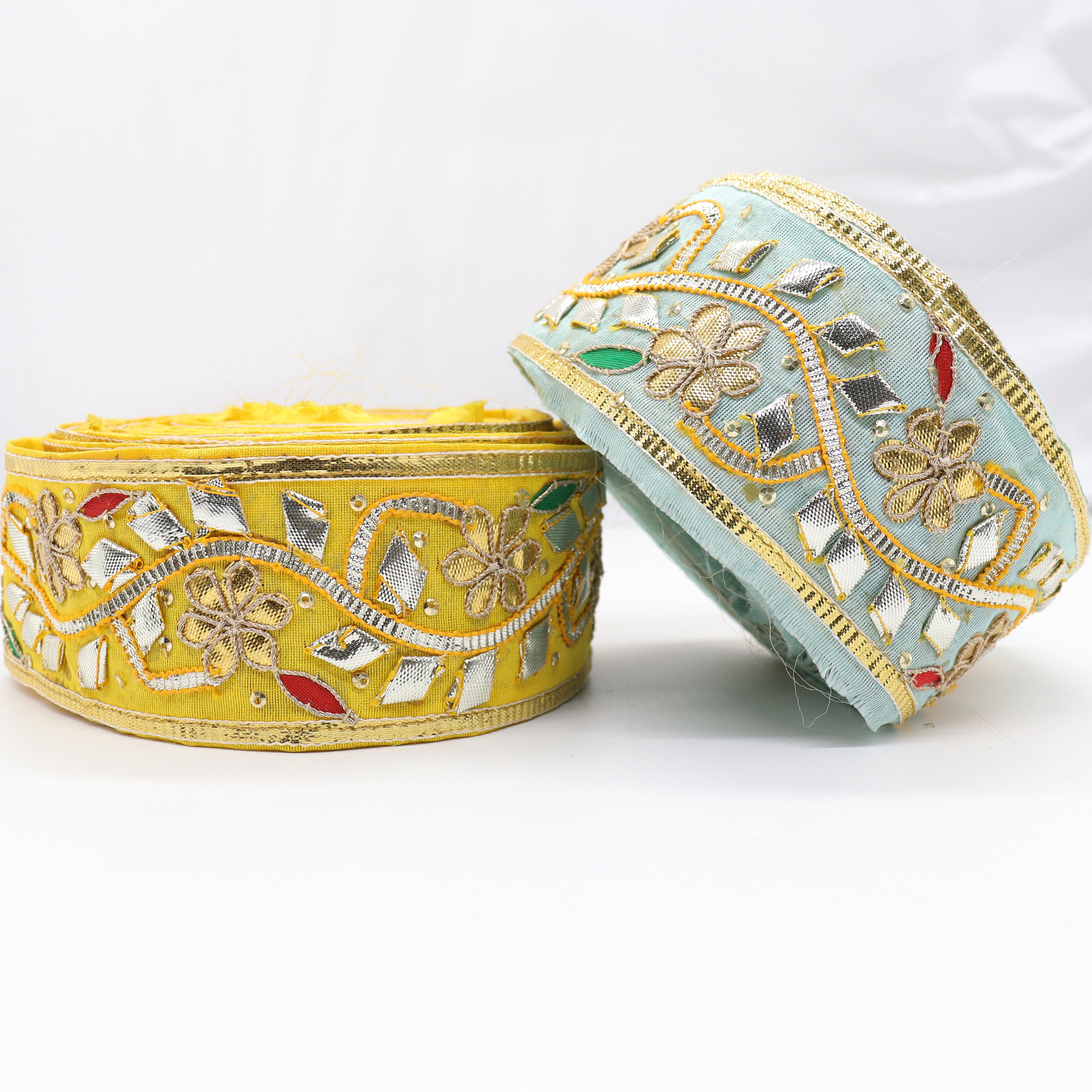 Gota Patti Fabric Trim: Art Deco Sewing Border, Ethnic Ribbon - Etsy