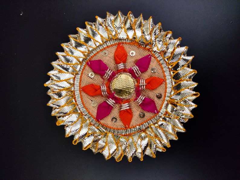 4 Multi Color Flower Texture Zardosi Gota Patti | Etsy