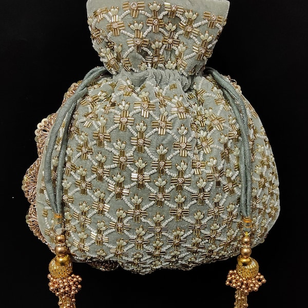 Light Gold Pouch - Etsy
