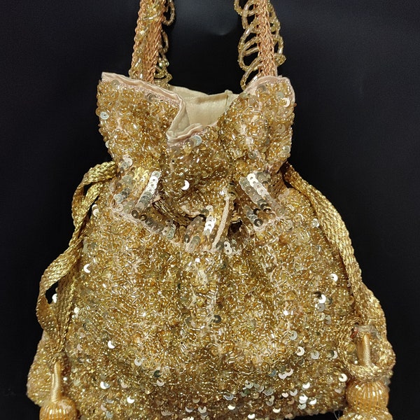 Gold Evening Bag - Etsy