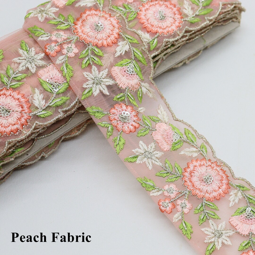 Exquisite Floral Embroidered Sequin Embellish Dress Décor - Etsy