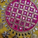 9 Wide Indian Gota Patti Hand Embroidered Rangoli Round - Etsy