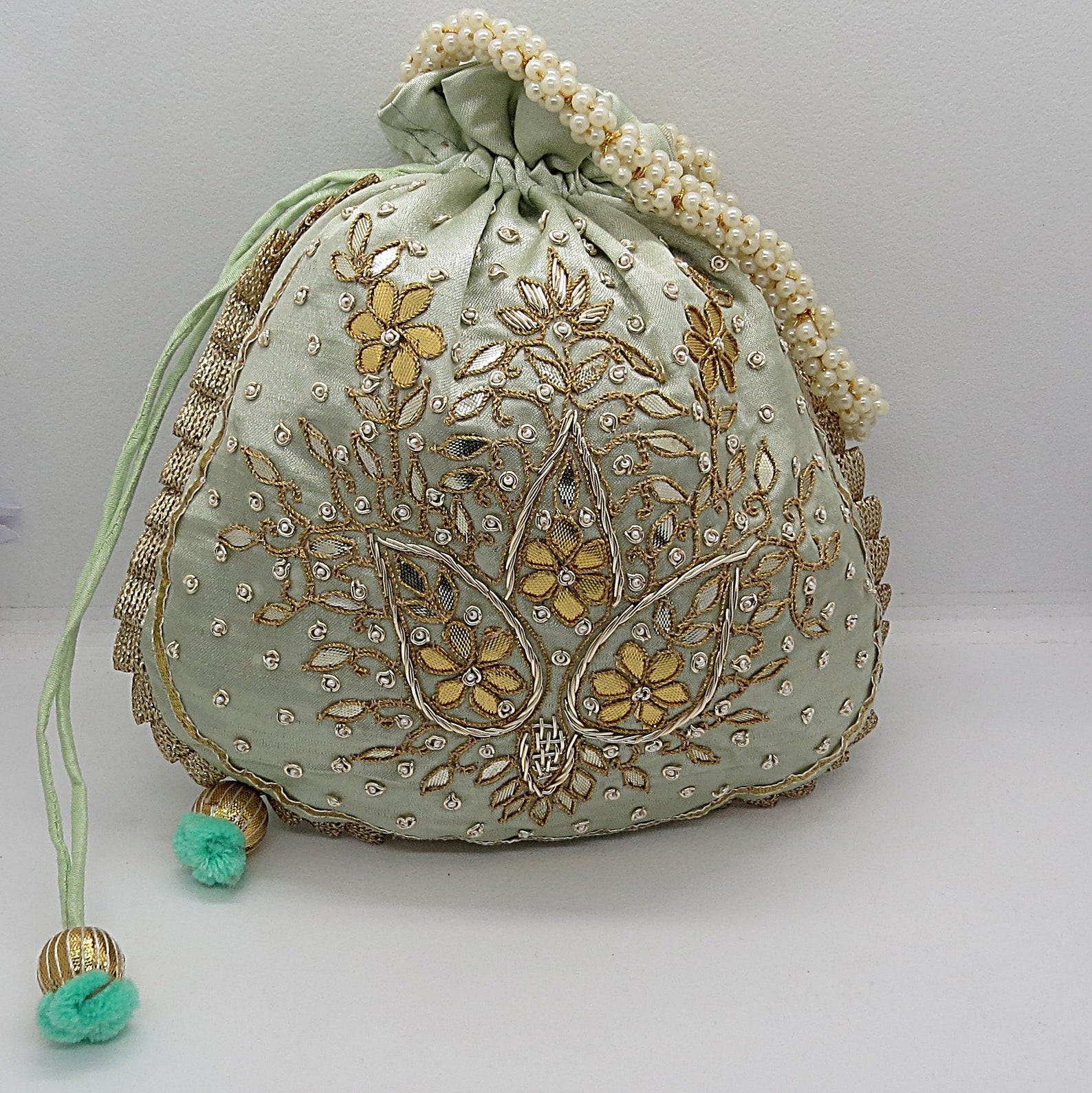 Ethnic Traditional Indian Wedding Gota Patti Zardosi Embroider - Etsy
