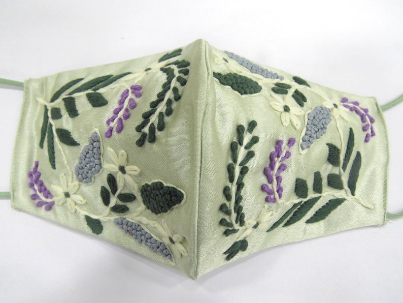 Exclusive Floral Texture Thread Embroider Artisian Handmade - Etsy