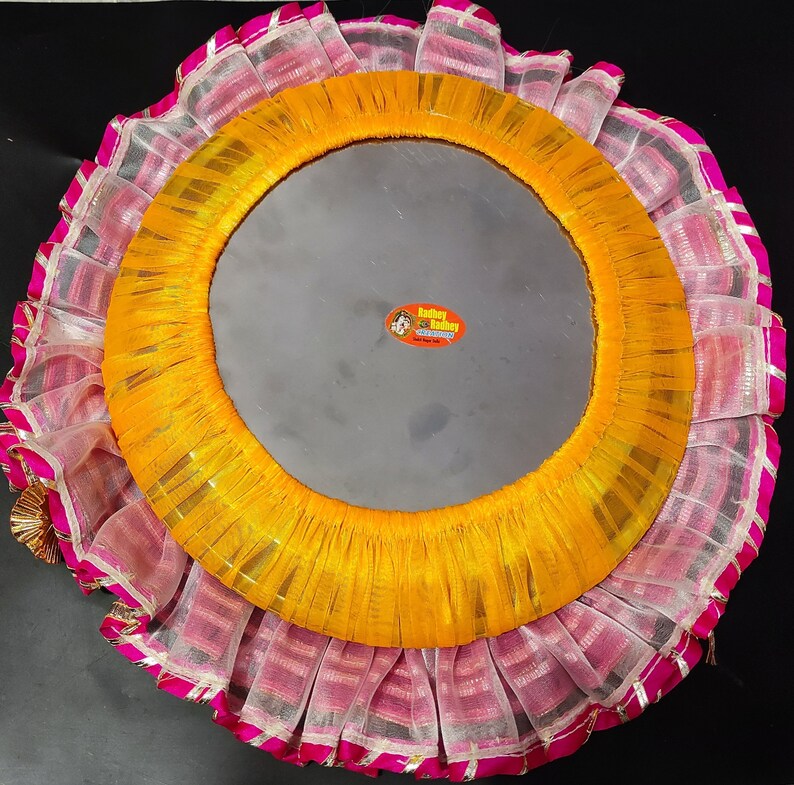 Decorative Traditional Indian Gota Embellish Organza Thali - Etsy