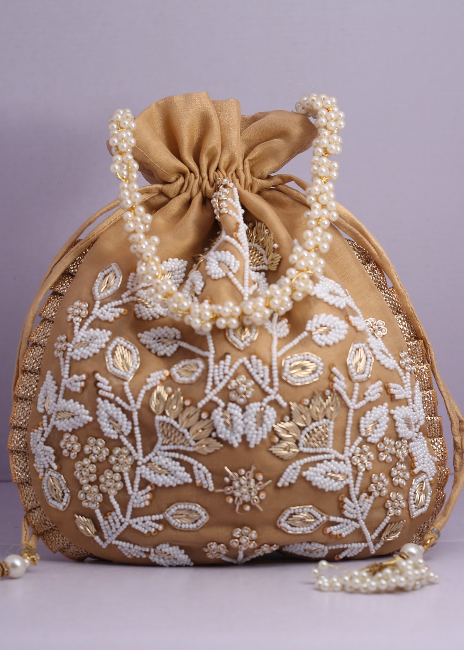 Indian Potli Bag Hand Embroidery Handmade Bridal Potli - Etsy