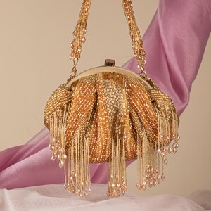 Beautifully Handcrafted Woman Formal Clutch Purse, Hand Beaded Luxury ...
