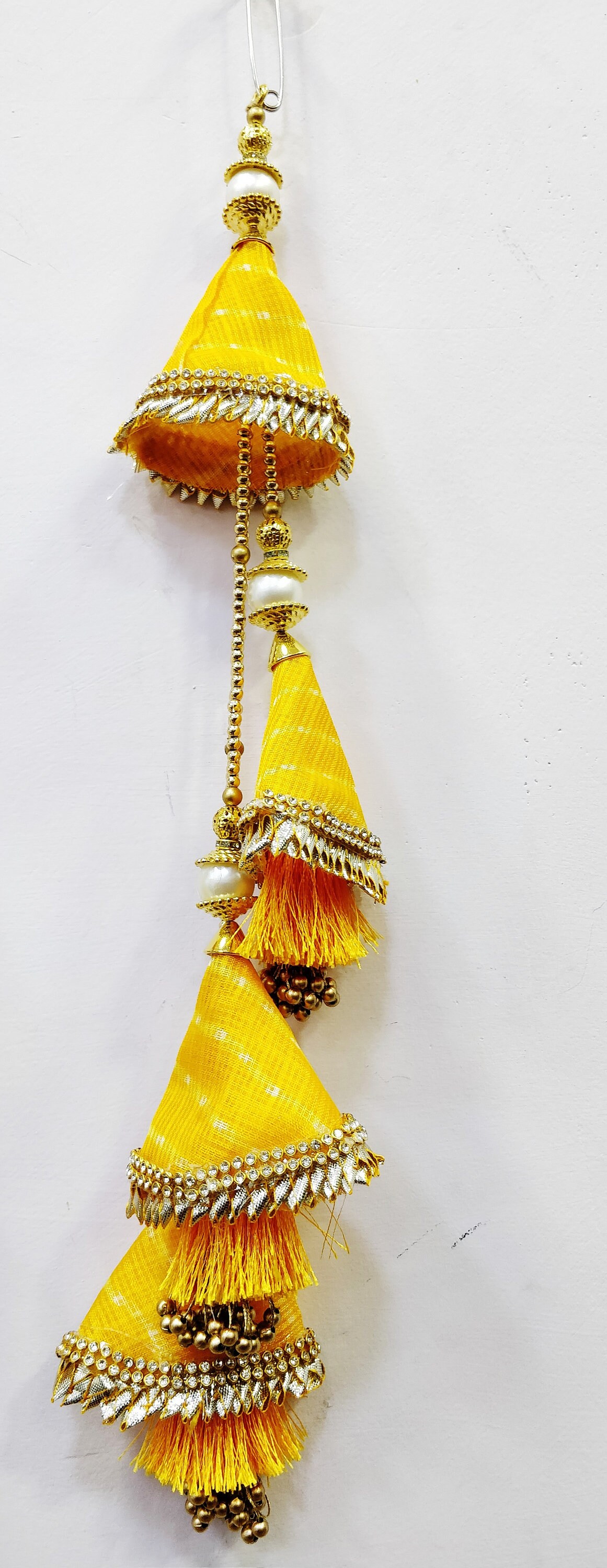 Multi Colour Traditional Indian Bandhej Sareee Tassels Hanging - Etsy