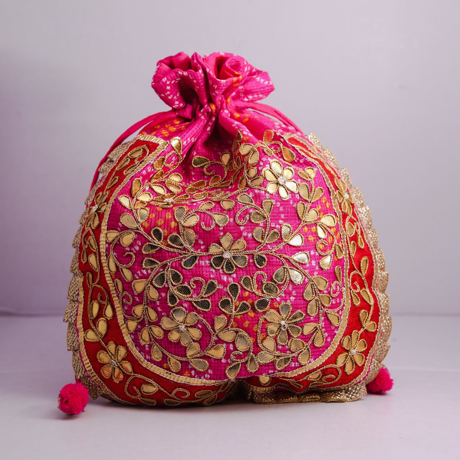 Traditional Indian Handmade Women's Golden Gota Patti Work - Etsy