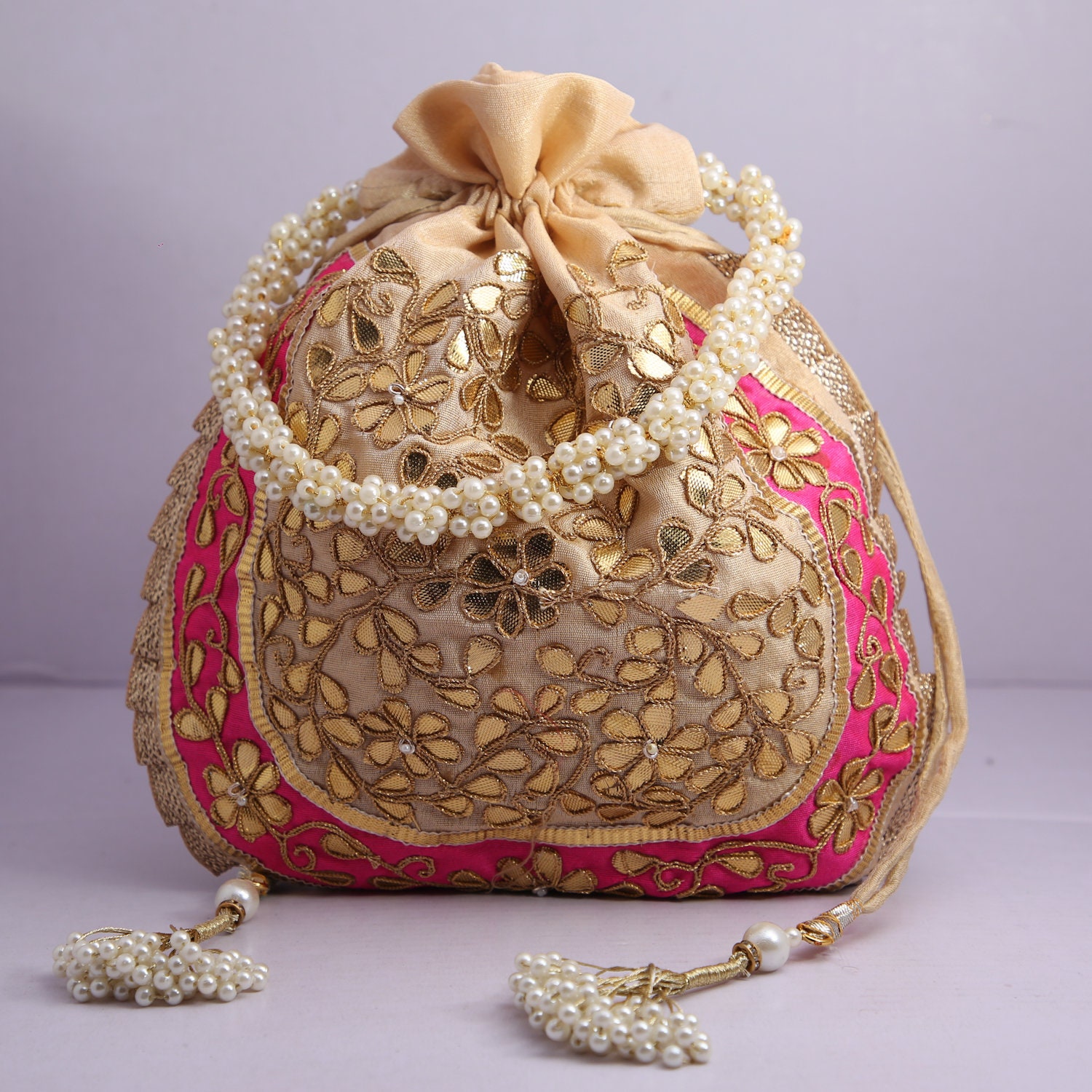 Traditional Indian Handmade Women's Golden Gota Patti Work - Etsy