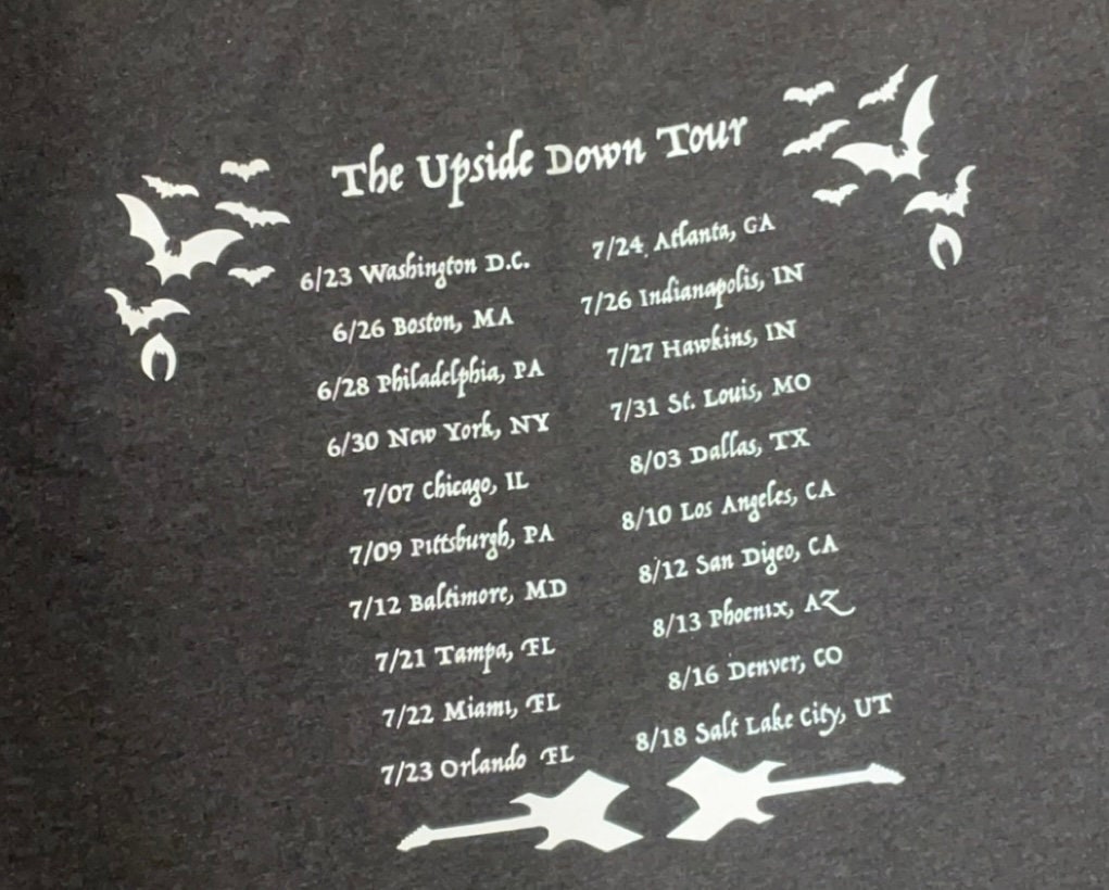 Stranger Things Eddie Munson Corroded Coffin Tour T-shirt - Etsy