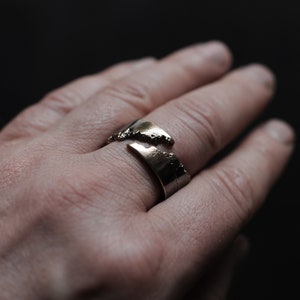 Bronze "cracked" Ring Ver 2. Heavy, Cracked, Chunky Bronze Ring ...