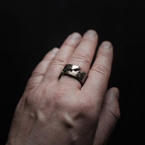 Bronze "cracked" Ring Ver 2. Heavy, Cracked, Chunky Bronze Ring ...