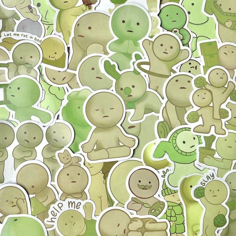 Smiski Stickers - Etsy