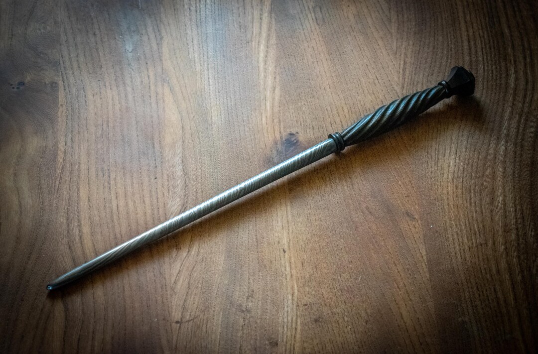 Handmade Forged Steel Magic Wand With Ash and Ancient Bog Oak Handle - Etsy