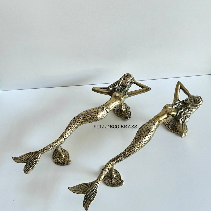 9 Brass Door Handles - Etsy UK