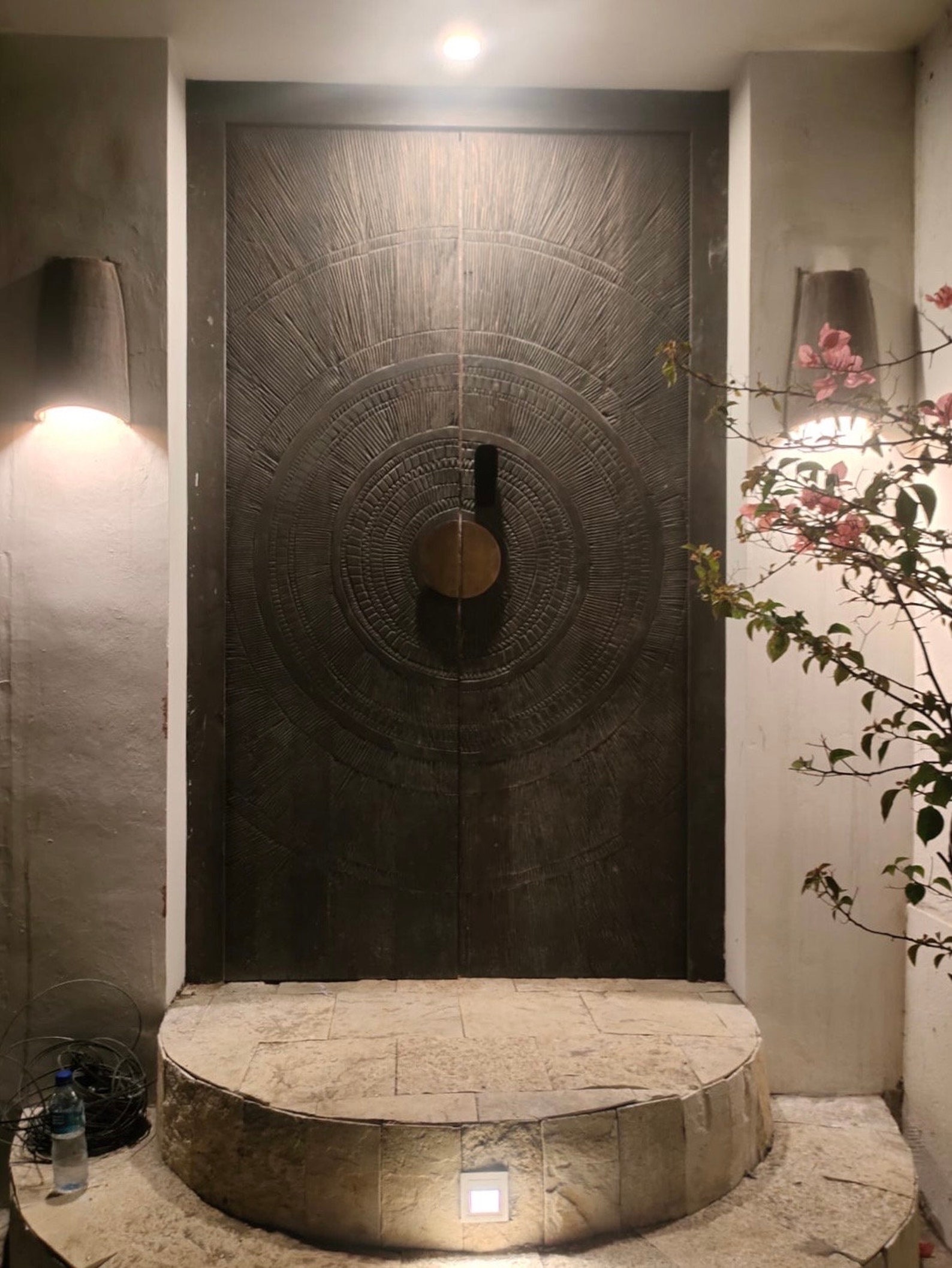 7.8” Diameter Half Round Door Handle - Semi Circle Door Handle ...